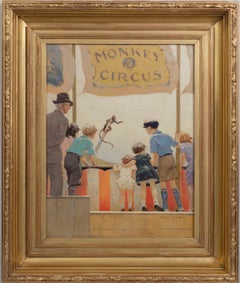 Victor Coleman Anderson - Monkey Circus For Sale at 1stDibs | circus ...