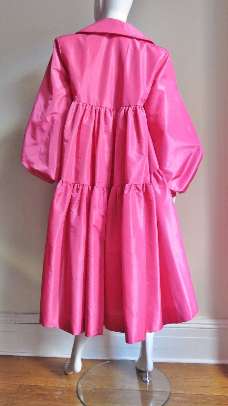 Victor Costa New Swing Coat 1980s at 1stDibs