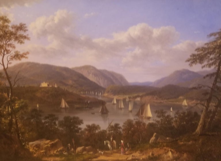 Victor de Grailly - West Point on the Hudson River For Sale at 1stDibs