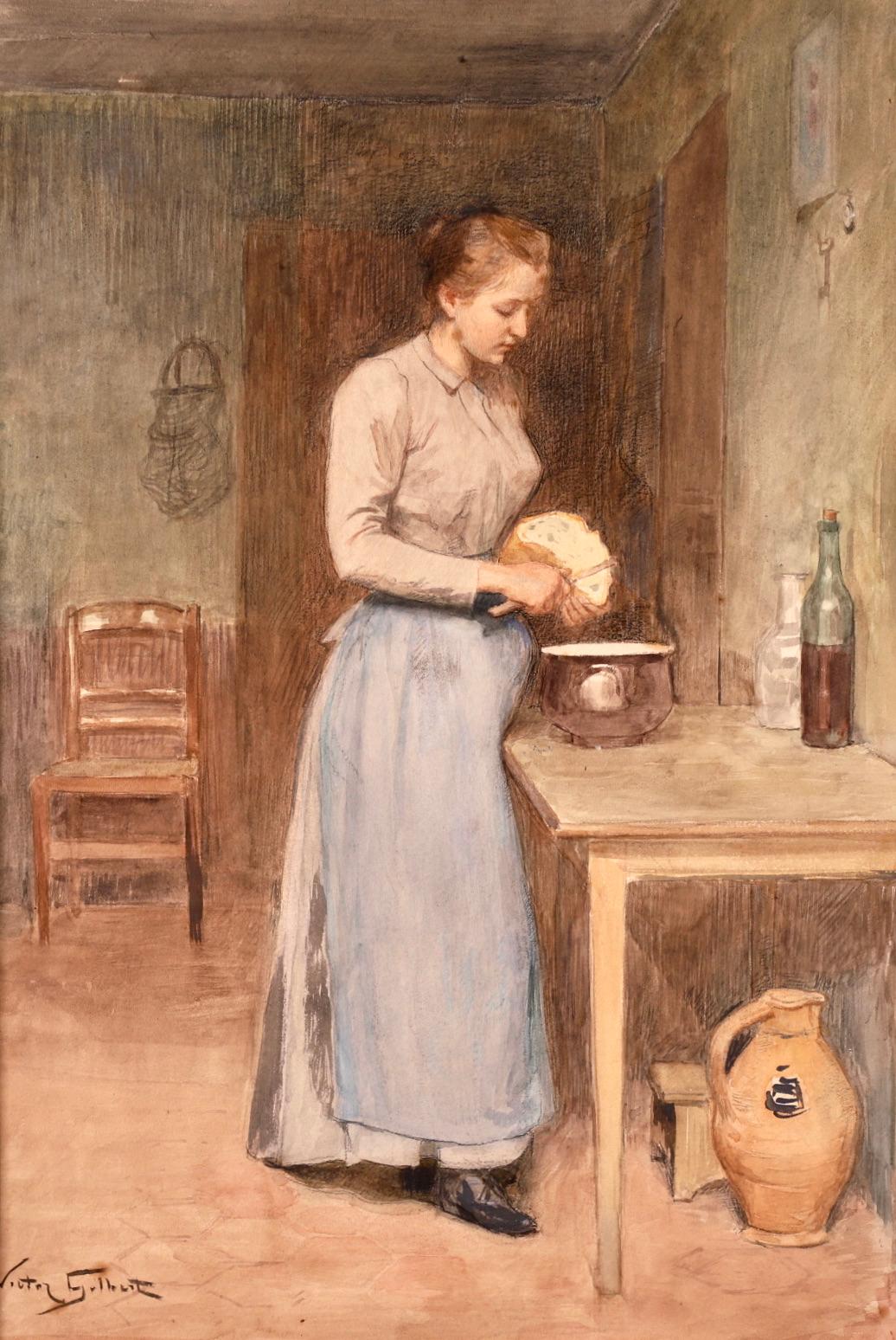 Victor Gabriel Gilbert - French landscape painting with children ...