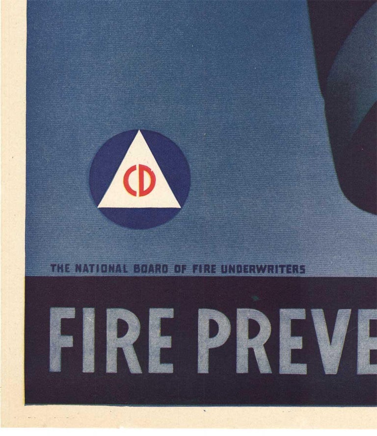 Original 'Every Fire is Sabotage Today!' vintage 1943 poster at 1stDibs