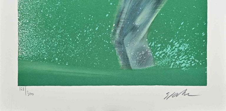 Victor Spahn - Golf Player - Lithograph by Victor Spahn - Mid-20th ...