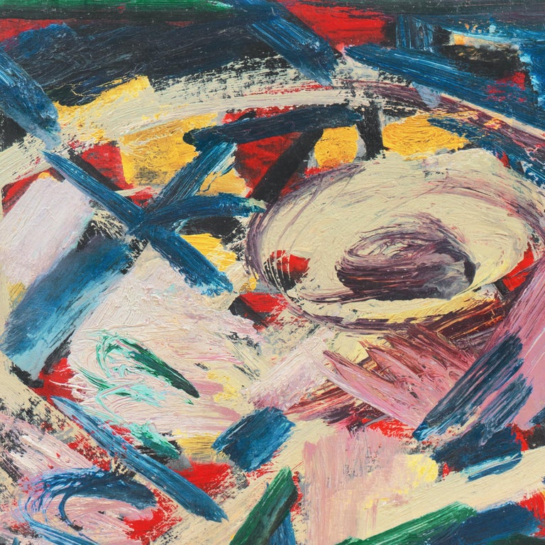 Victor Thall - 'Abstract in Lilac and Blue', Whitney Museum, New York ...