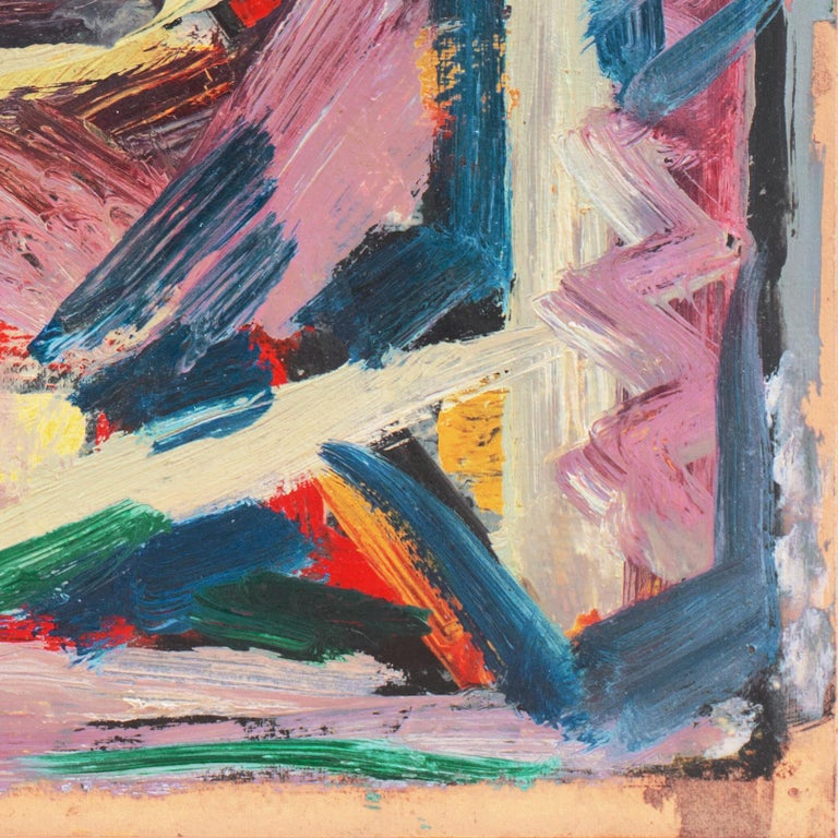 Victor Thall - 'Abstract in Lilac and Blue', Whitney Museum, New York ...