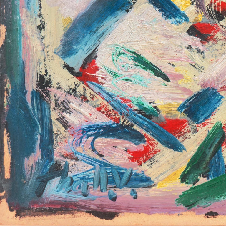 Victor Thall - 'Abstract in Lilac and Blue', Whitney Museum, New York ...