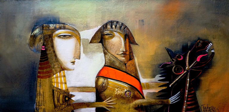 Victor Tkachenko - Trophy, Painting, Acrylic on Canvas For Sale at 1stDibs