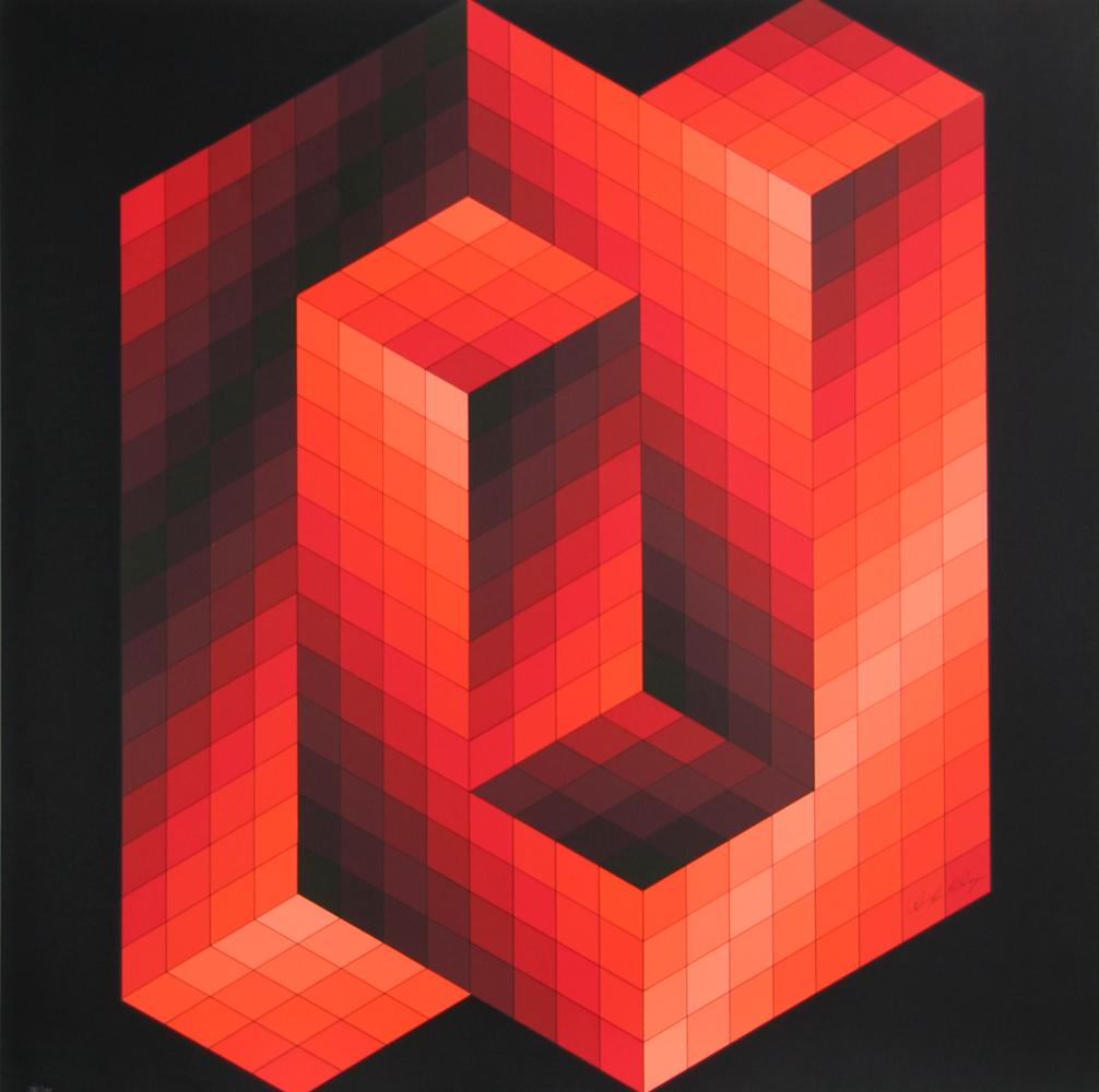 Victor Vasarely - Hexa 5 at 1stDibs