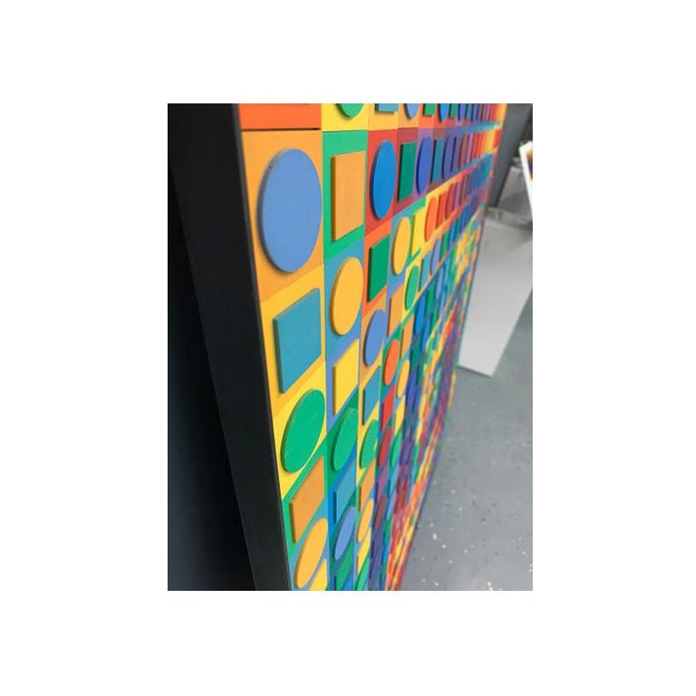 Victor Vasarely – Kanta Majus C #15 von 30 Basf Polystyrol im Angebot ...