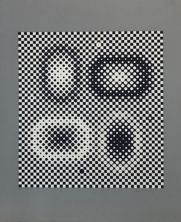 Victor Vasarely - Me-Ta For Sale at 1stDibs