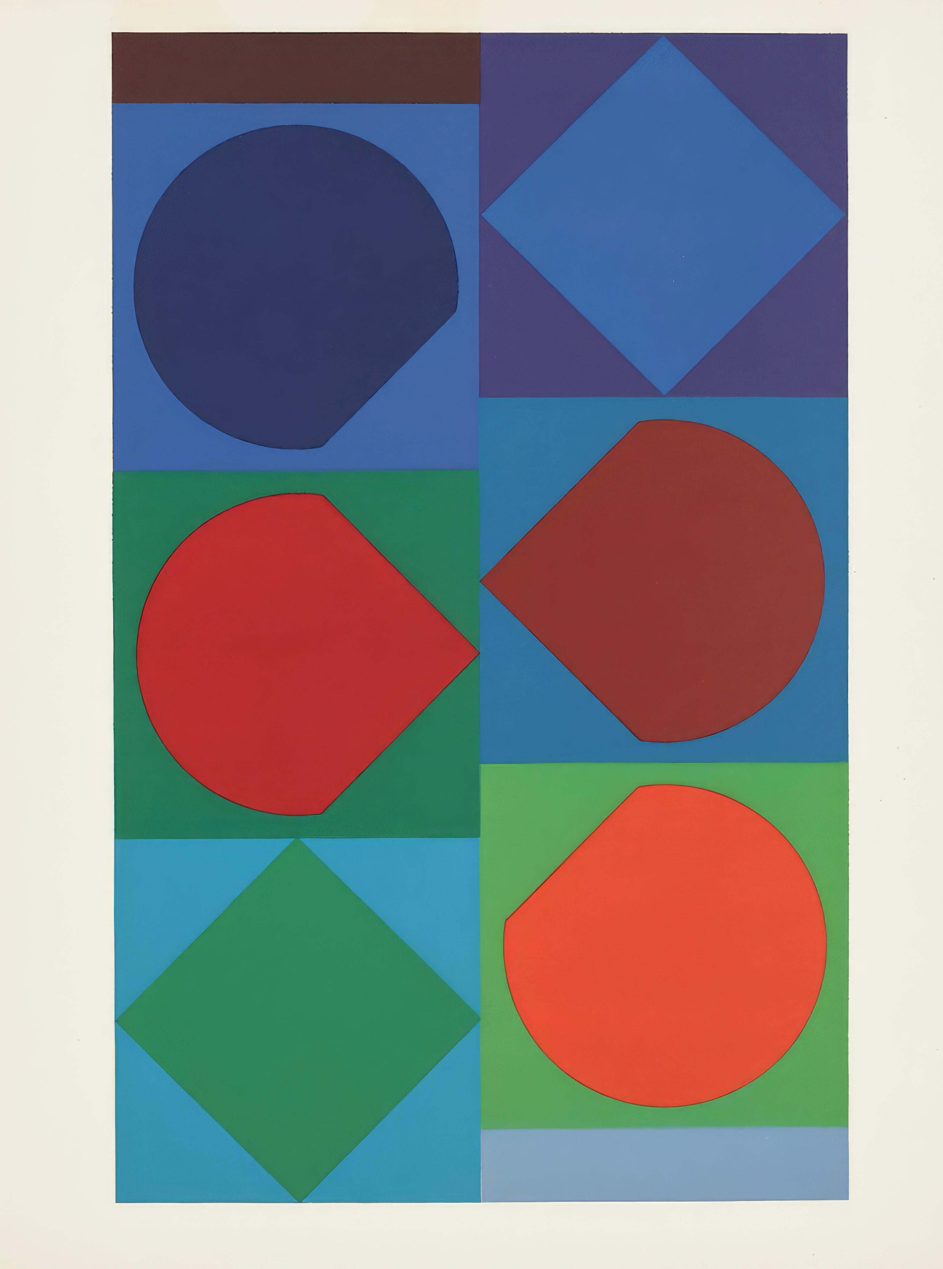 Victor Vasarely - Victor Vasarely - 'Beryll' From Souvenirs de ...