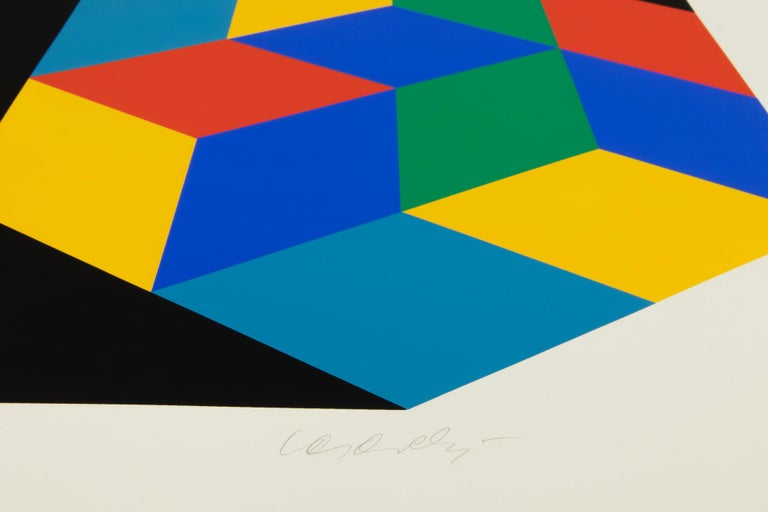 Victor Vasarely - Victor Vasarely, Grosses Kristall - Op Art, Geometric ...