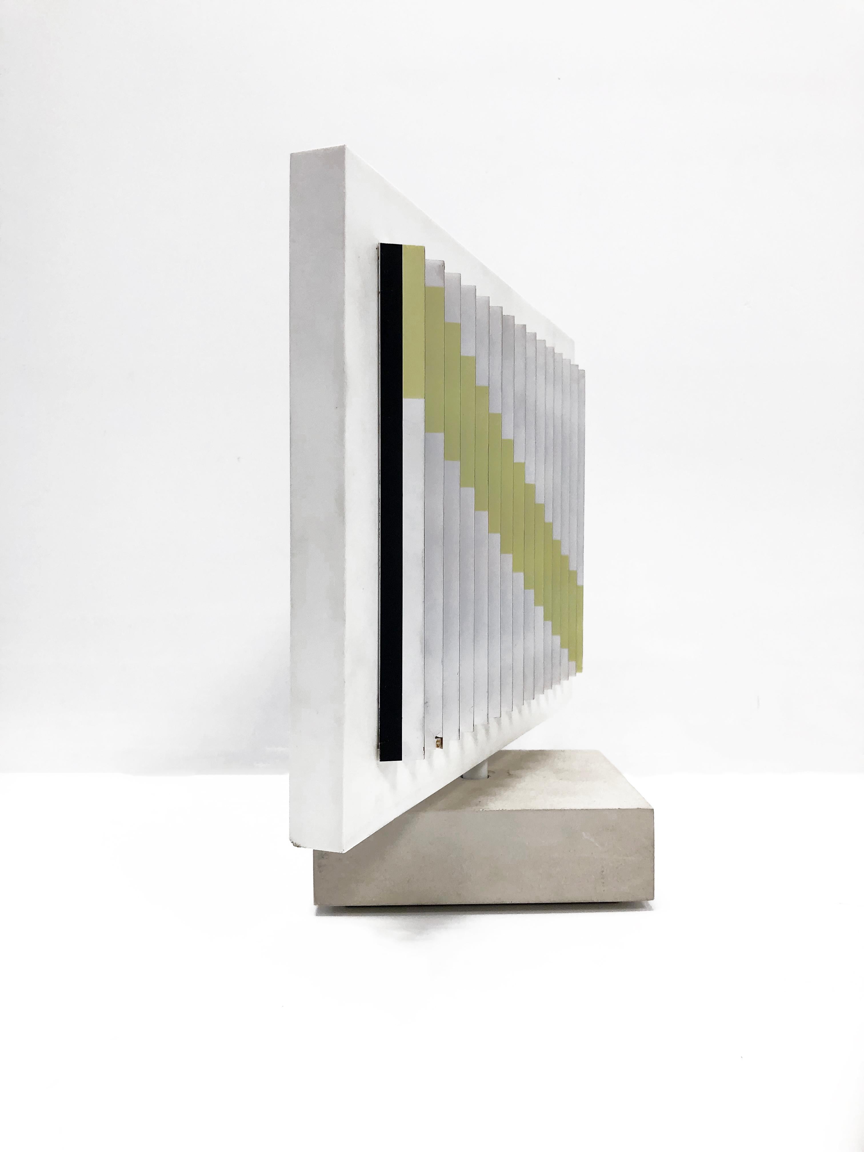 Victor Vasarely - DOUBLE SIDED POLYMORPH KENETIC SCULPTURE For Sale at ...