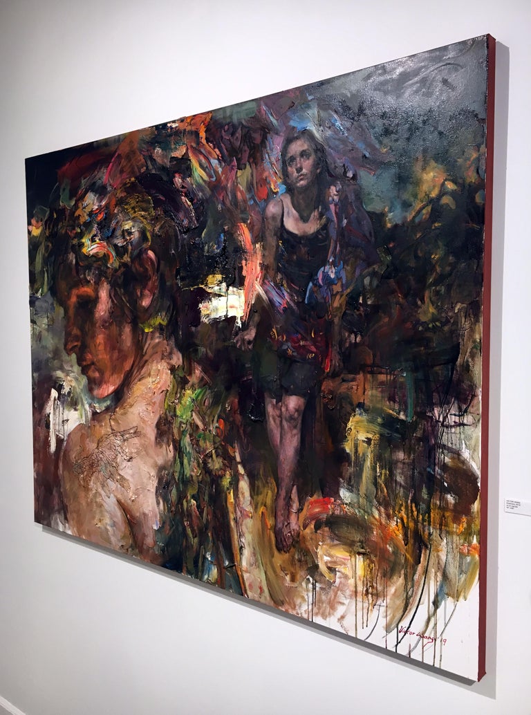 Victor Wang - "Dreamer", Contemporary Figurative Oil Painting on Canvas ...