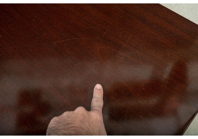 Victoria Hagen Large Mahogany Stuart Cocktail Table For Sale at 1stDibs