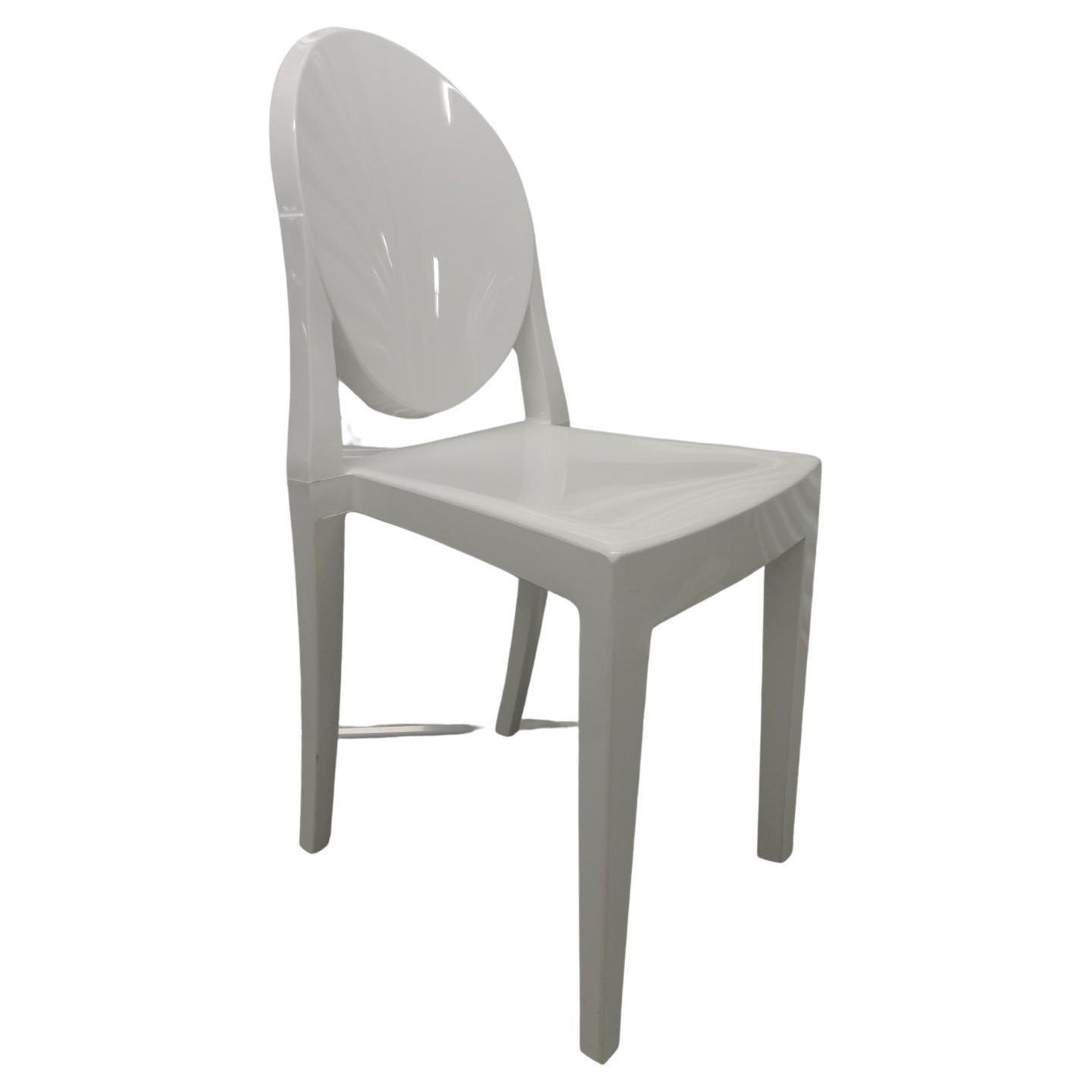 Set of 2 Kartell Victoria Ghost Chairs in Powder Blue by Philippe ...