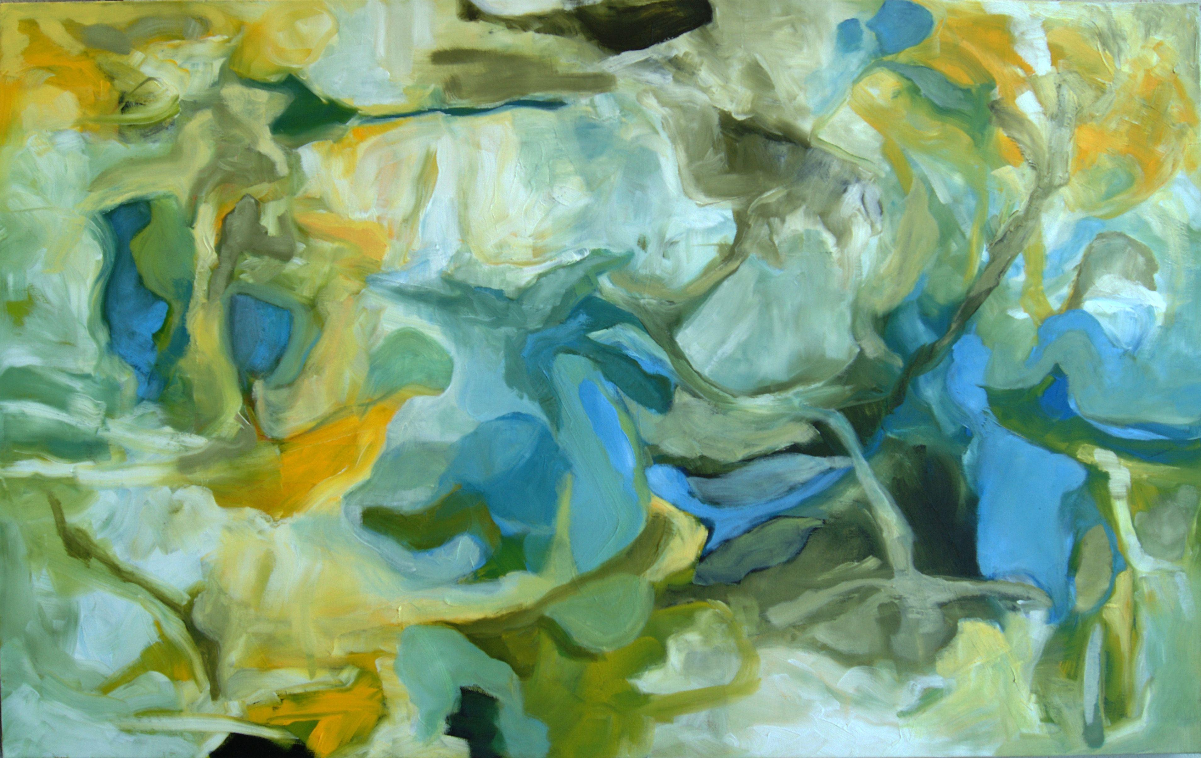 Victoria Kloch - Spring Field, Painting, Acrylic on Canvas For Sale at ...