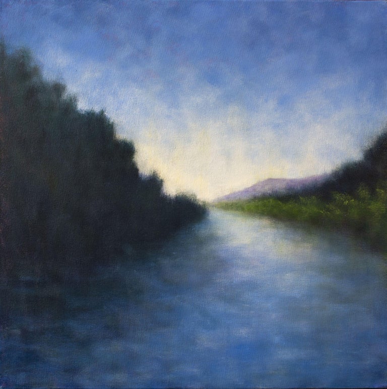 Victoria Veedell - River at Dusk, Painting, Oil on Canvas For Sale at ...