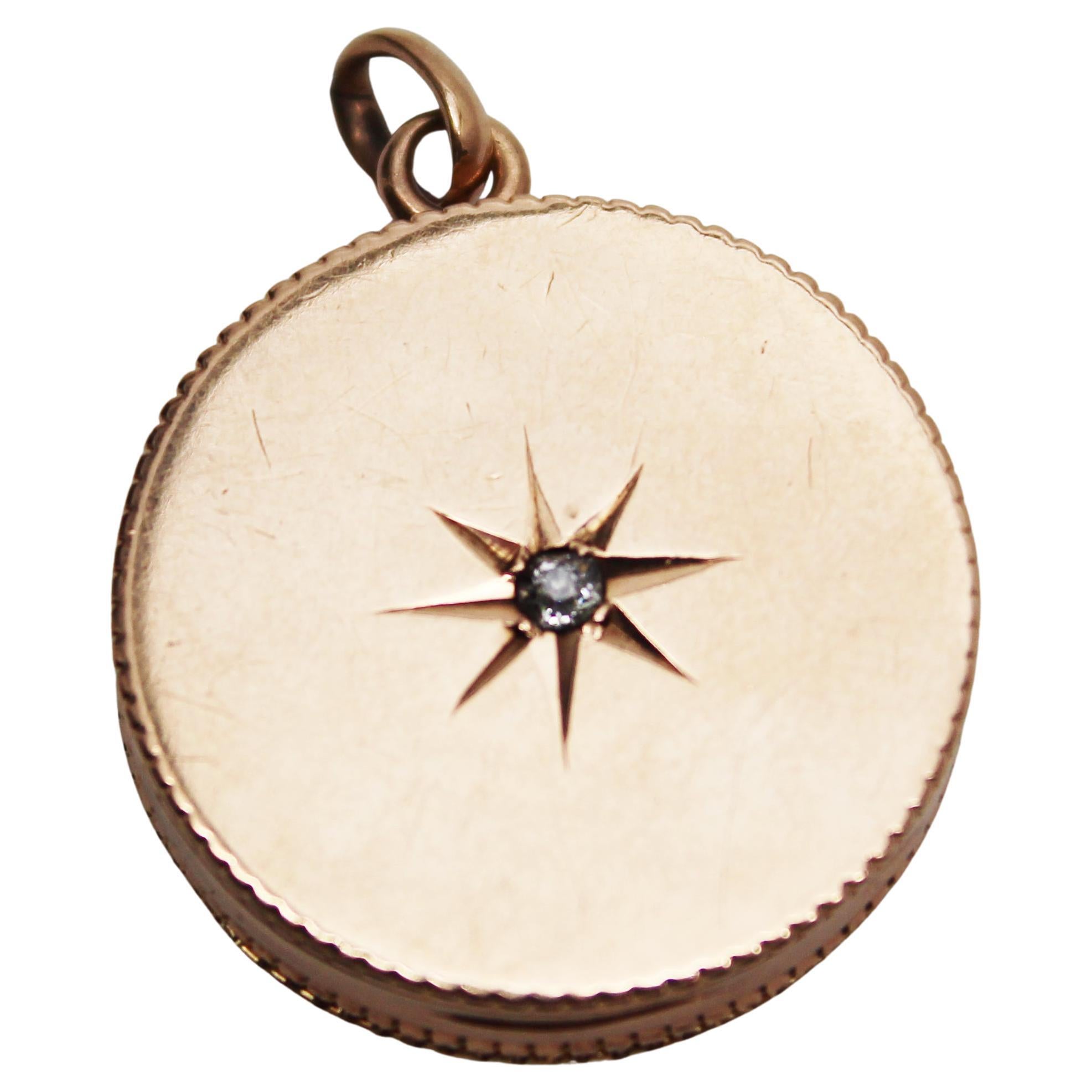 Antique Victorian 18 Karat Gold Rose Cut Diamond Ruby Sapphire Anchor ...