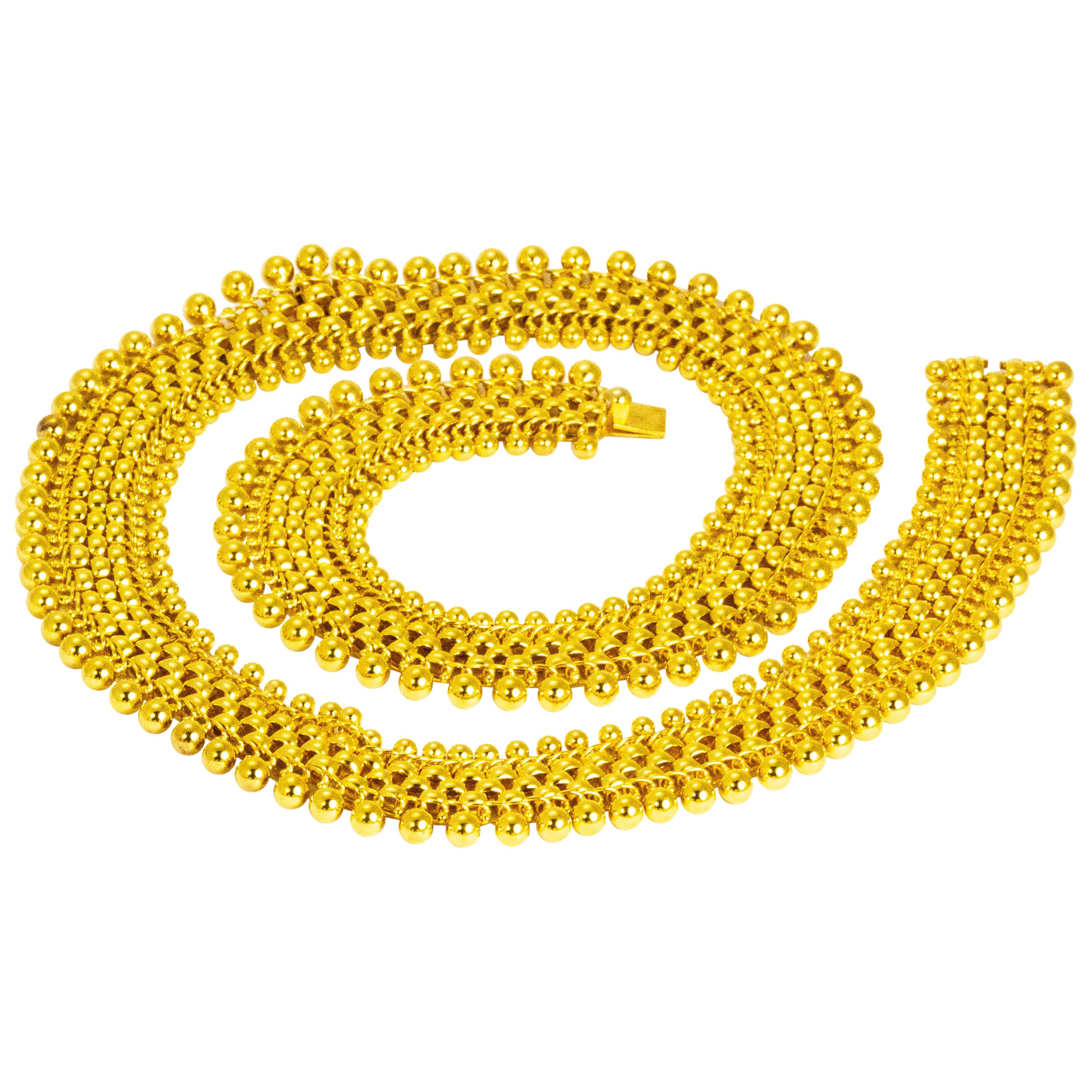 Victorian 15 Carat Gold Fancy Chain Necklace at 1stDibs | 15 carat gold ...