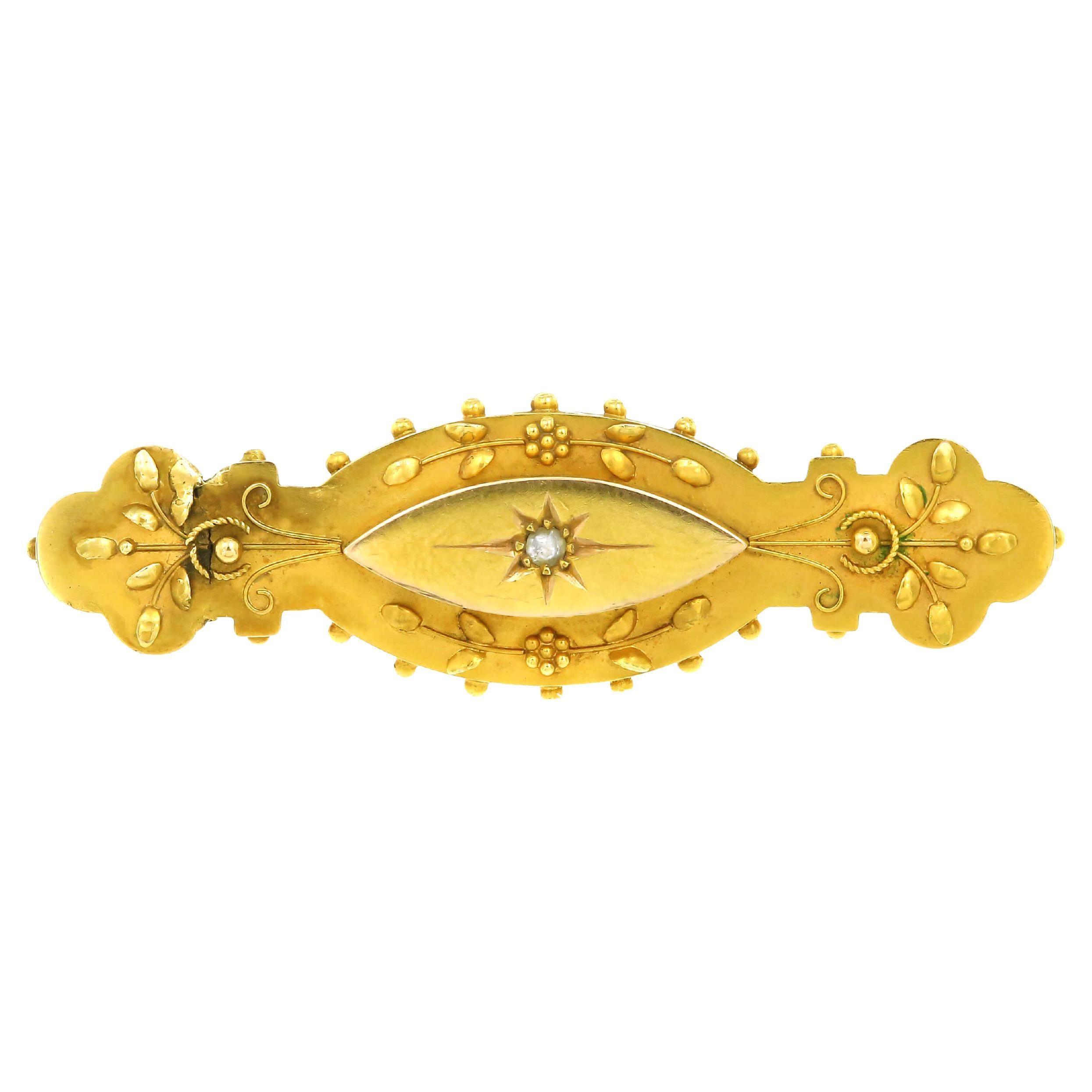 Victorian 15k Yellow Gold Long Guard Chain Circa 1880 For Sale at 1stDibs