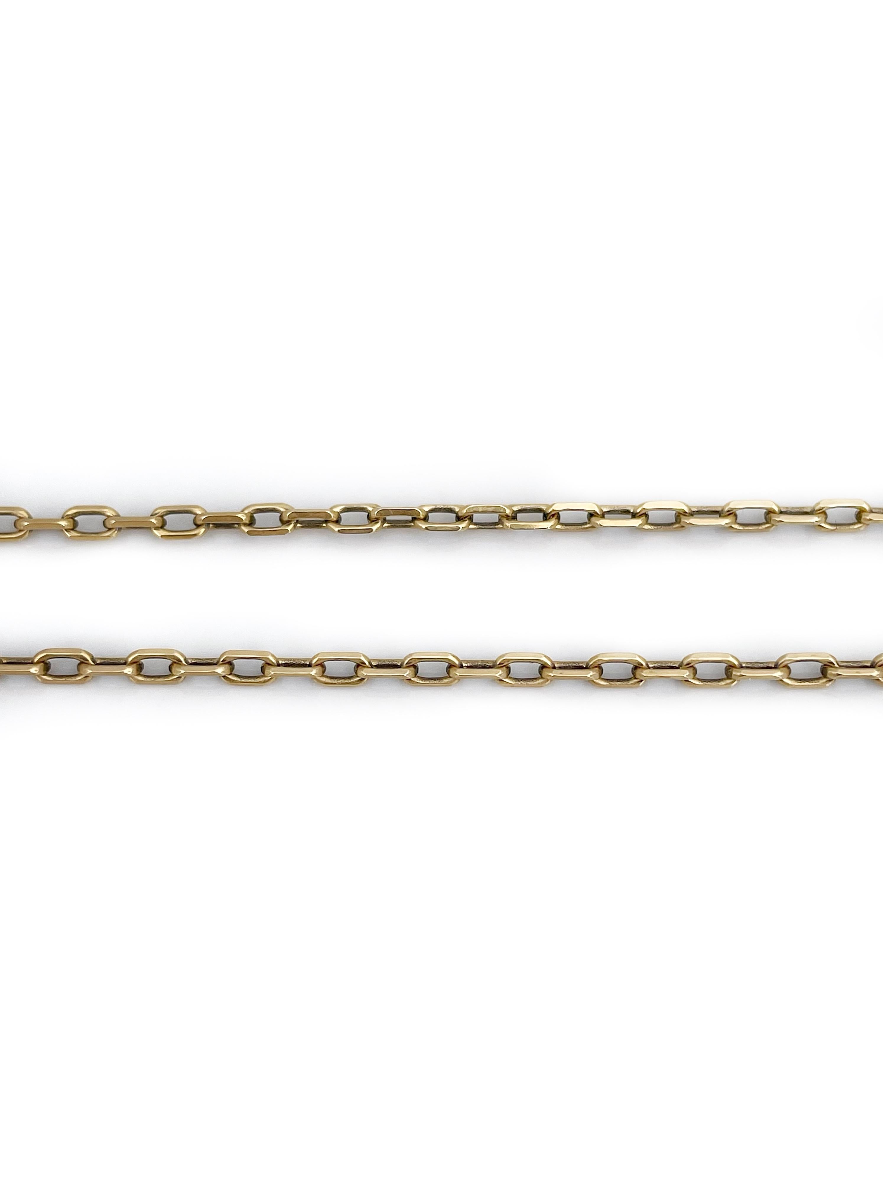 Victorian 18 Karat Gold Carnelian Mano Figa Good Luck Pendant Chain ...