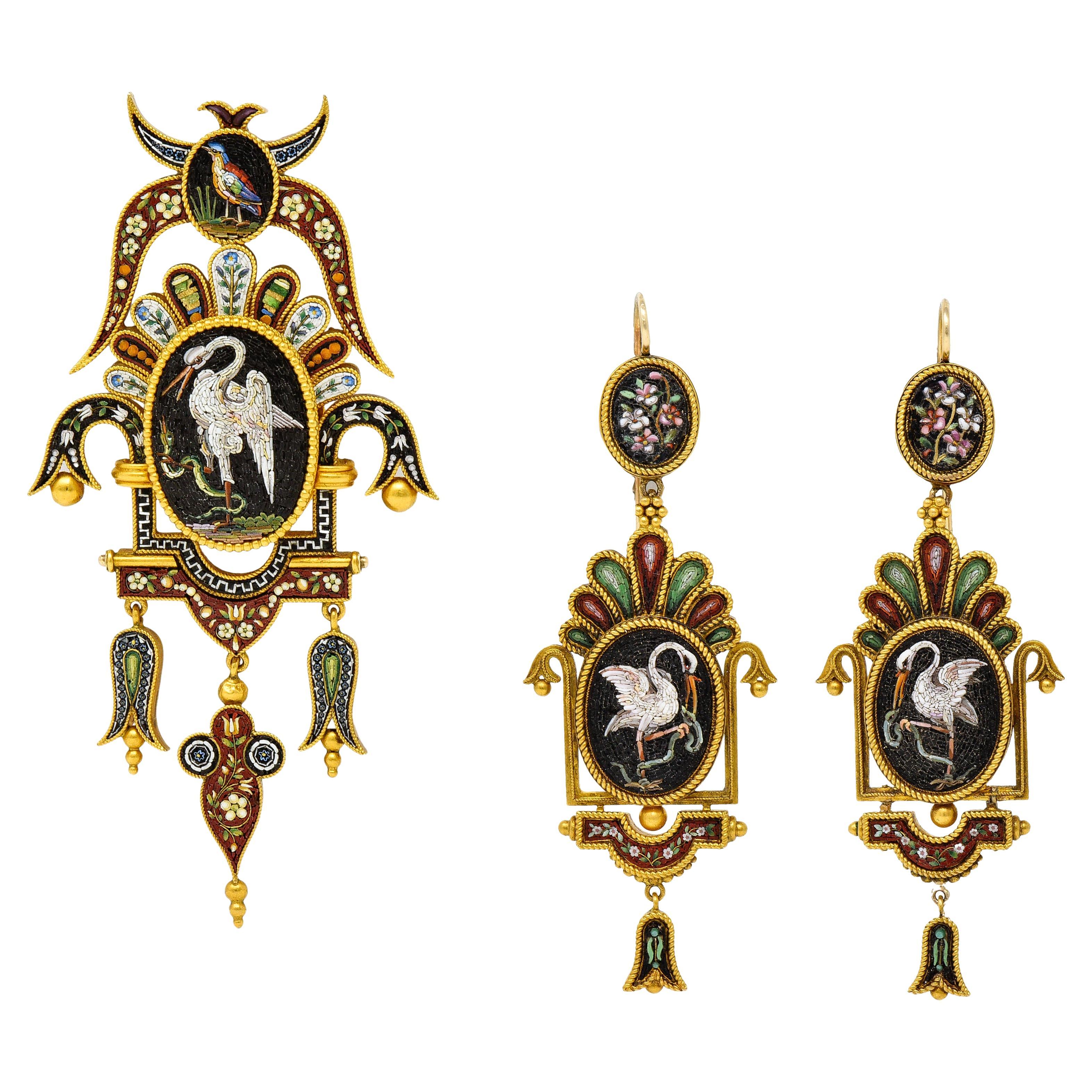 Ronald H Pearson Modernist 14 Karat Forged Gold, Topaz Earrings and ...