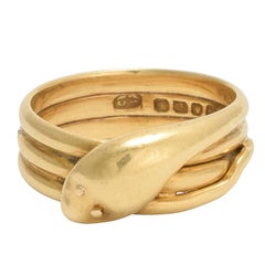Victorian Gimbal Swivel Gold Mourning Ring at 1stdibs