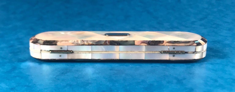 Victorian 1860 Mother of Pearl and Abalone Spectacle Case at 1stDibs