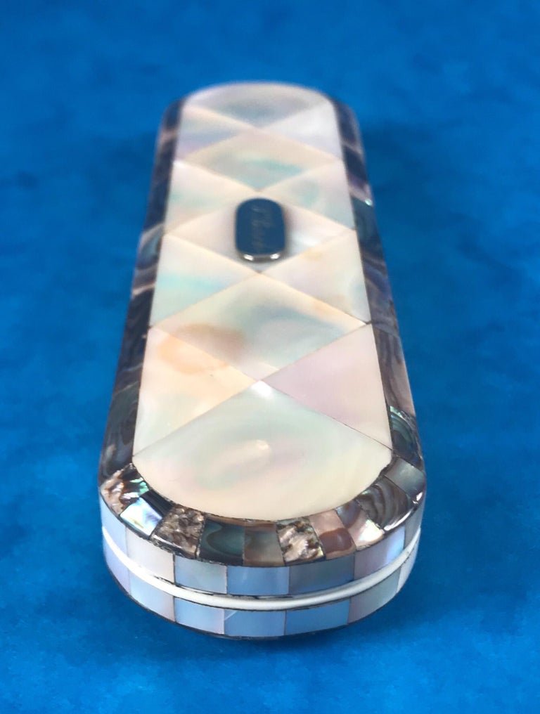 Victorian 1860 Mother of Pearl and Abalone Spectacle Case at 1stDibs