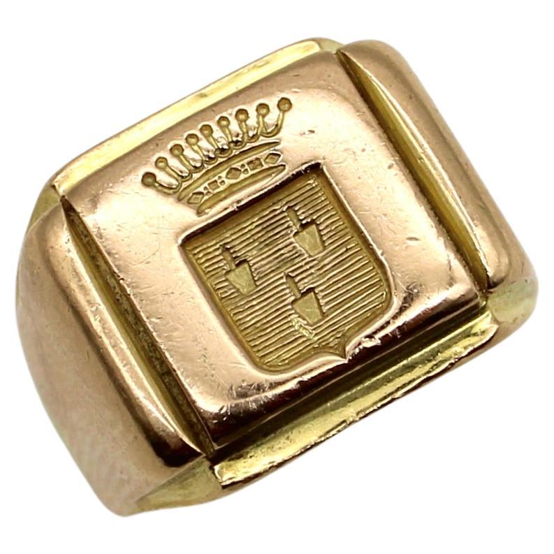 Antique, 18th Century, Gold Signet Ring at 1stDibs | elizabethan signet ...