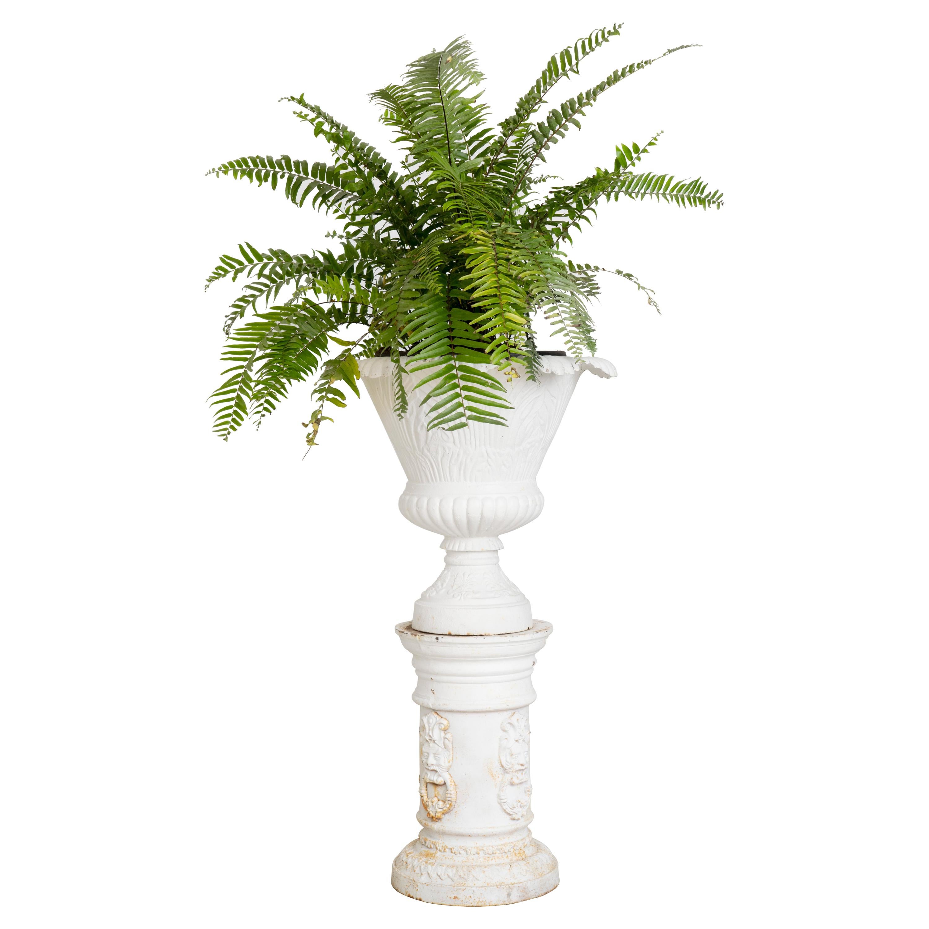 Victorian 19th Century American Jardiniere Planter on Pedestal For Sale ...