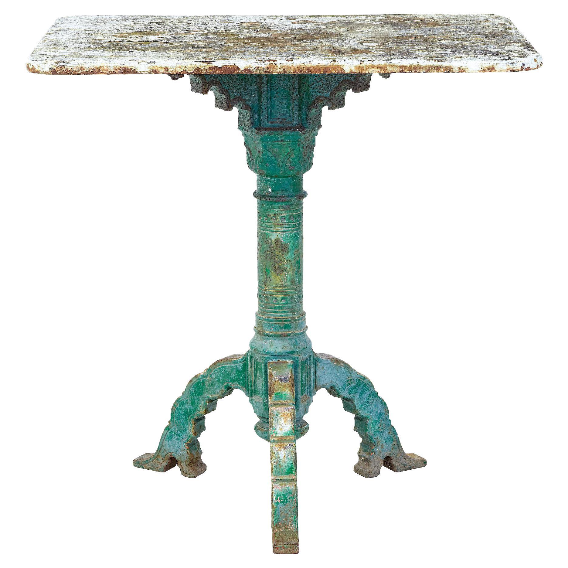 19th Century Victorian Cast Iron Occasional Table at 1stDibs