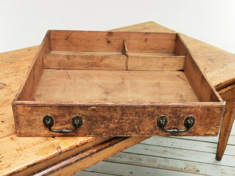 Victorian 19th Century Scullery Farmhouse Kitchen Table For Sale at 1stDibs