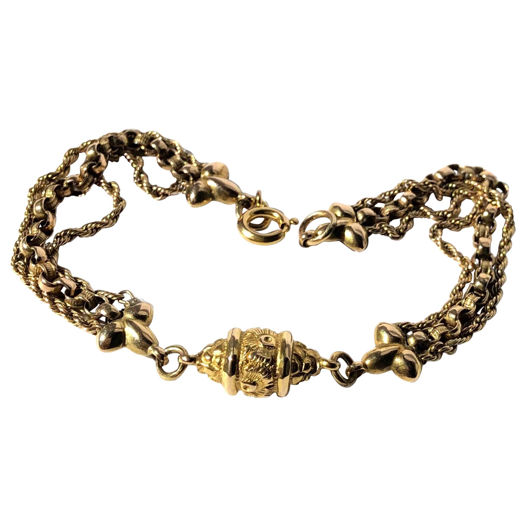 Victorian Pietra Dura Bracelet Set For Sale at 1stDibs