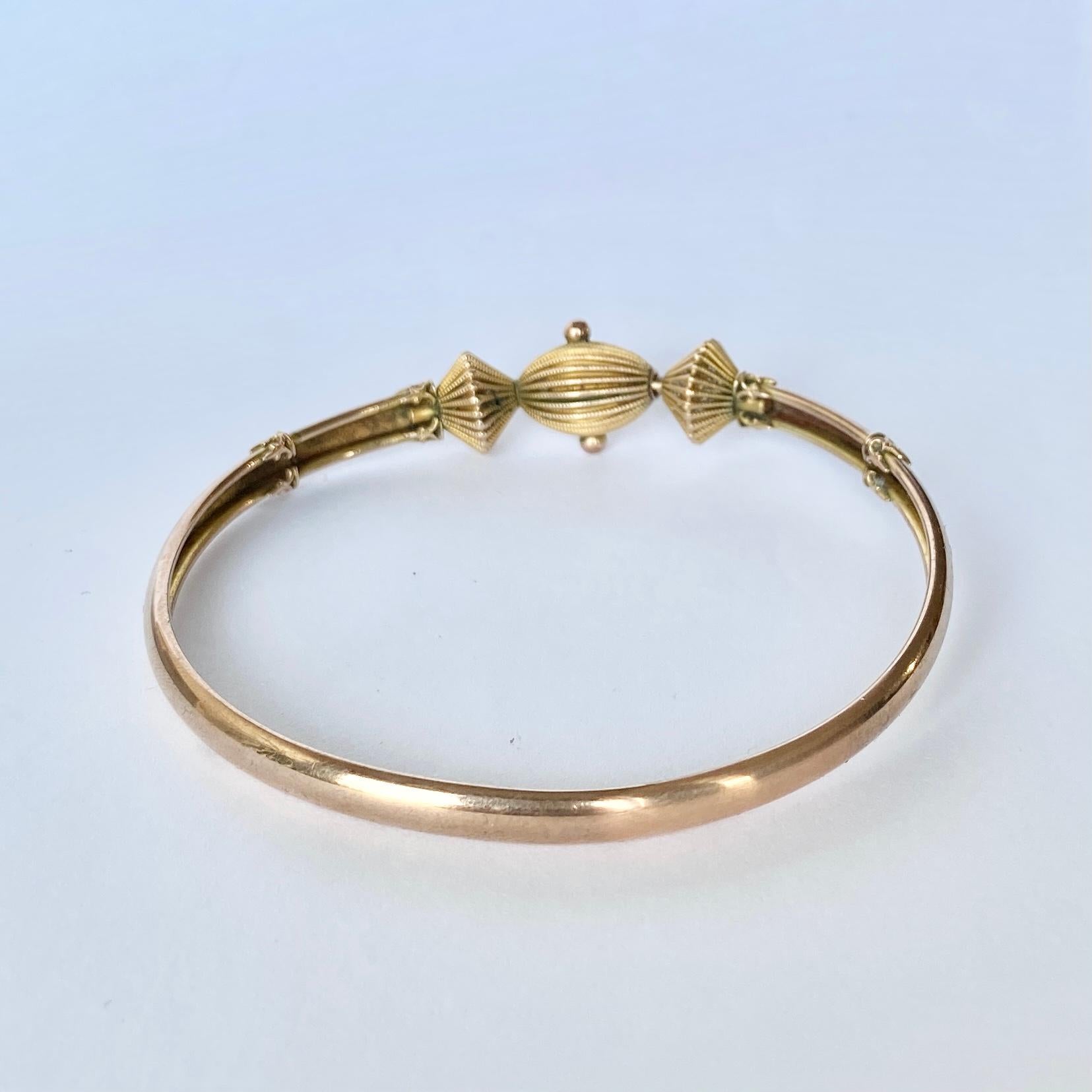 Victorian 9 Carat Gold Bangle at 1stDibs