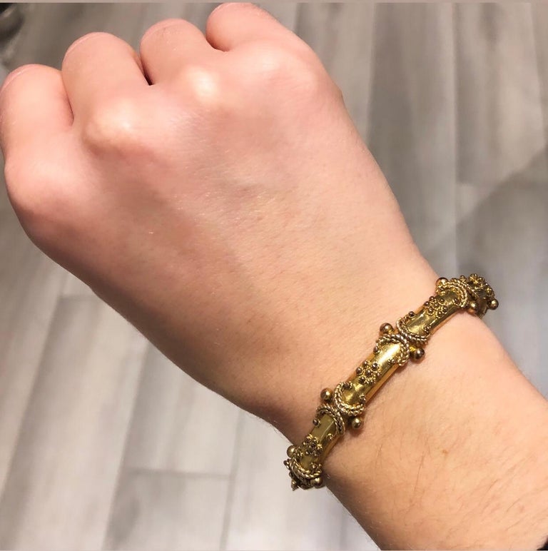 Victorian 9 Carat Gold Bangle at 1stDibs
