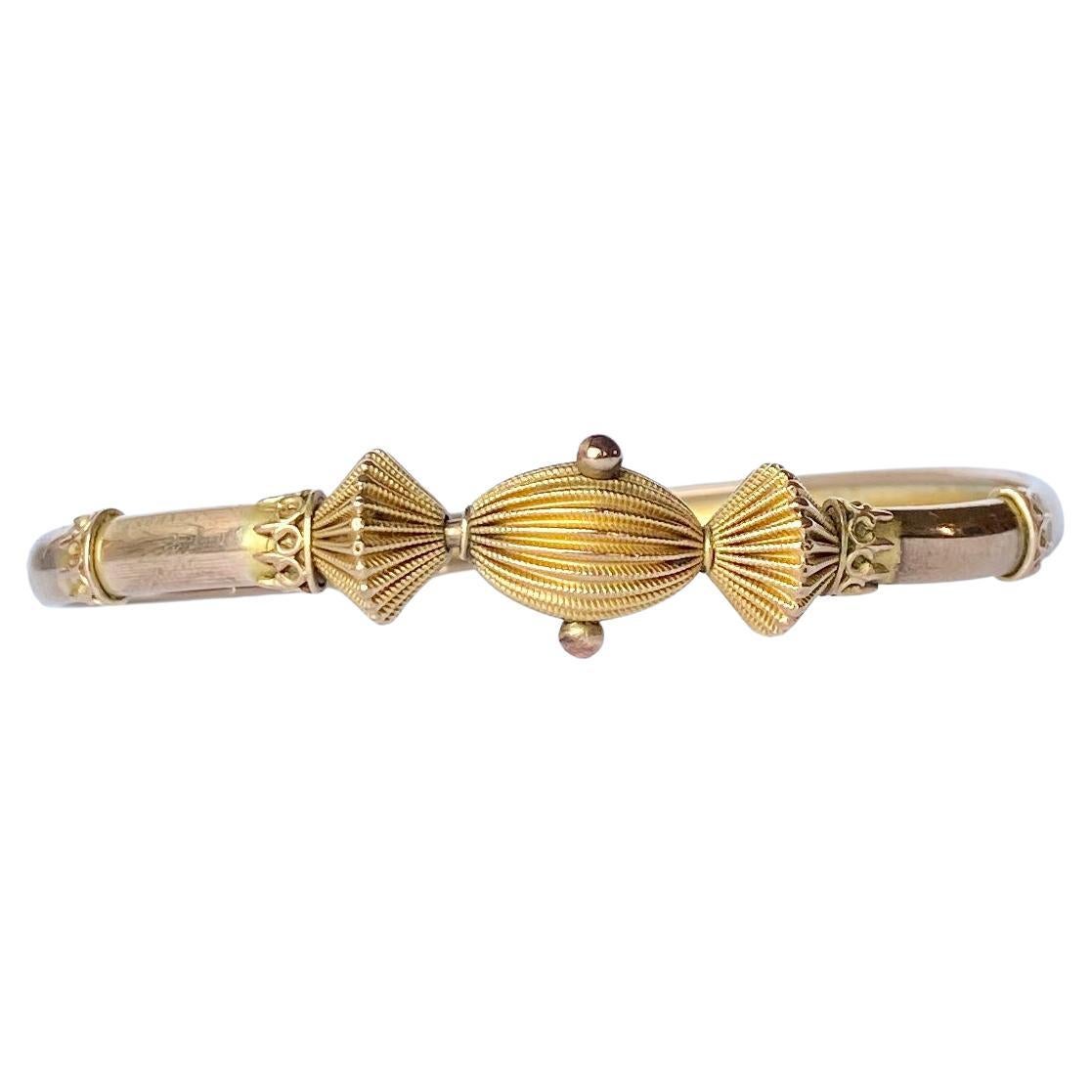Victorian 9 Carat Gold Bangle at 1stDibs