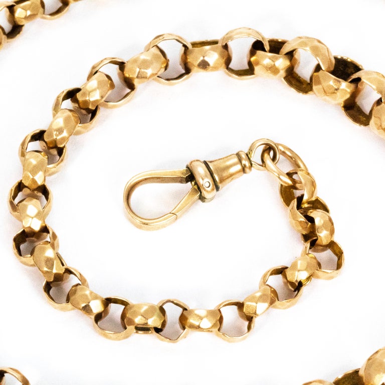 Victorian 9 Carat Gold Chain Necklace at 1stDibs | 9 carat gold chain ...