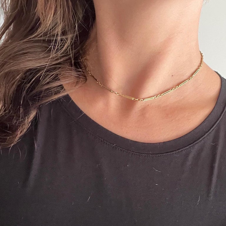 Victorian 9 Carat Gold Necklace at 1stDibs