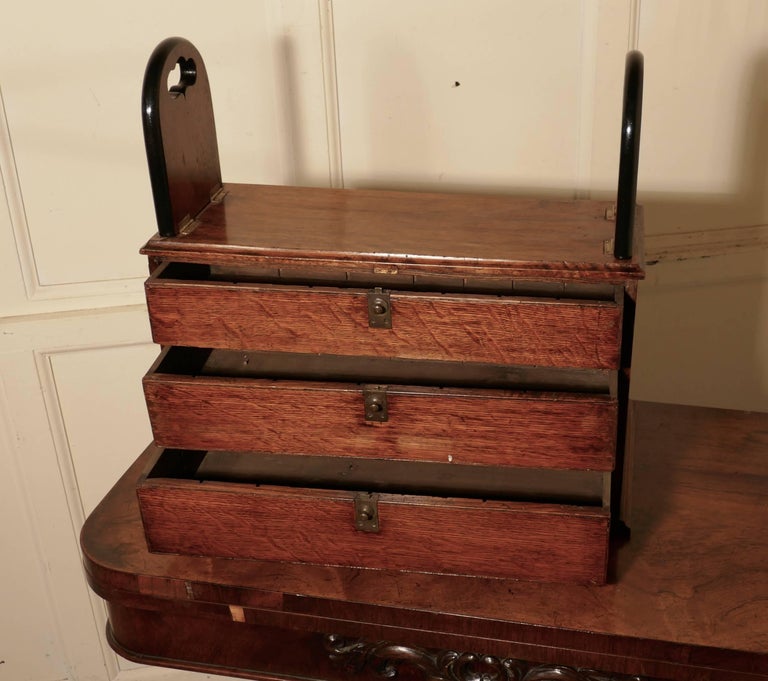 Victorian Advertising Stationers Cupboard, Shop Display Pen Cabinet For ...