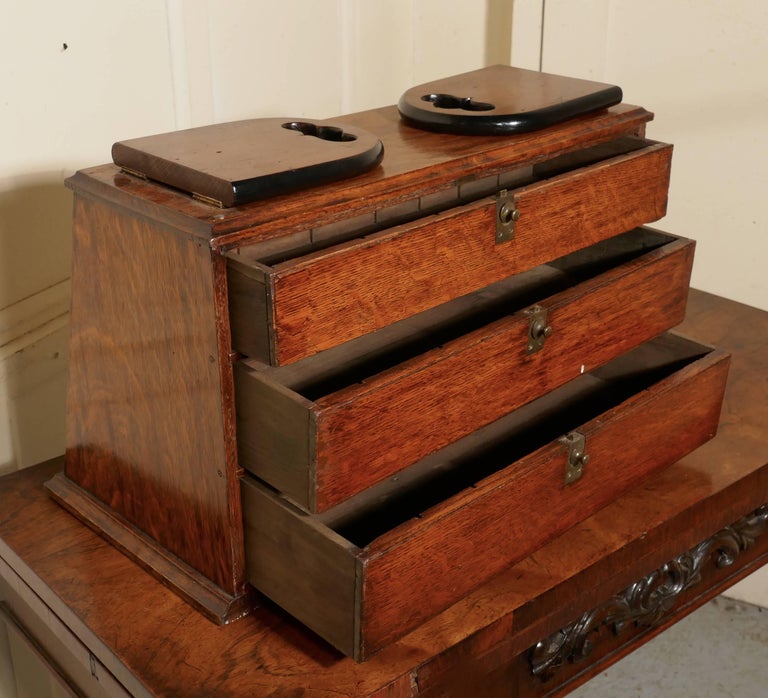 Victorian Advertising Stationers Cupboard, Shop Display Pen Cabinet For ...