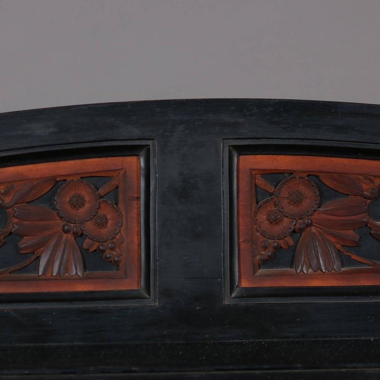 Victorian Aesthetic Movement Kimbel and Cabus School Lacquered Server ...