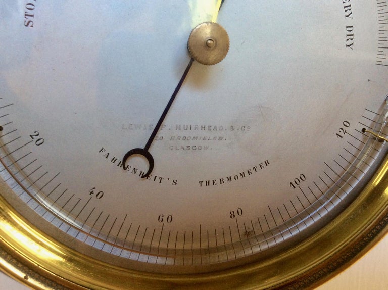 Victorian Aneriod Wall Barometer For Sale at 1stDibs