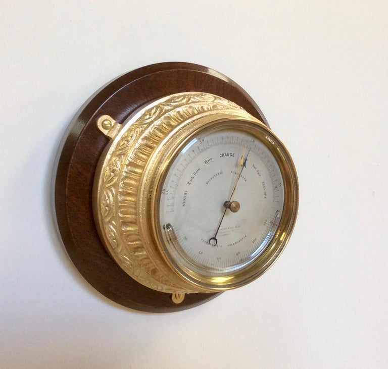 Victorian Aneriod Wall Barometer For Sale at 1stDibs