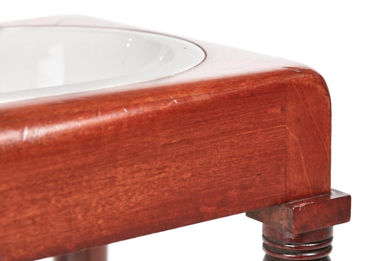 Victorian Antique Mahogany Bidet/Lamp Table For Sale at 1stDibs