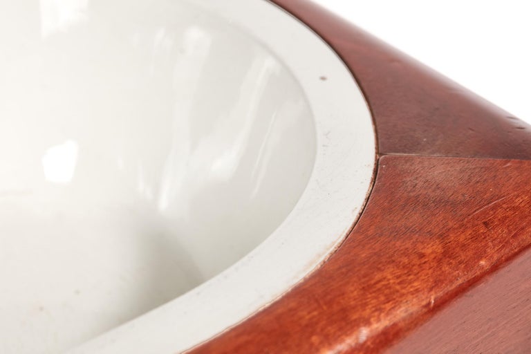 Victorian Antique Mahogany Bidet/Lamp Table For Sale at 1stDibs