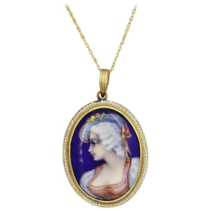 Victorian Seed Pearl Diamond Gold Necklace at 1stDibs Victorian Seed Pearl Diamond Gold Necklace at 1stDibs