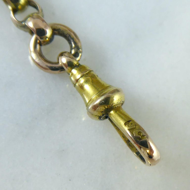 Victorian Antique Rose Gold Chain at 1stDibs