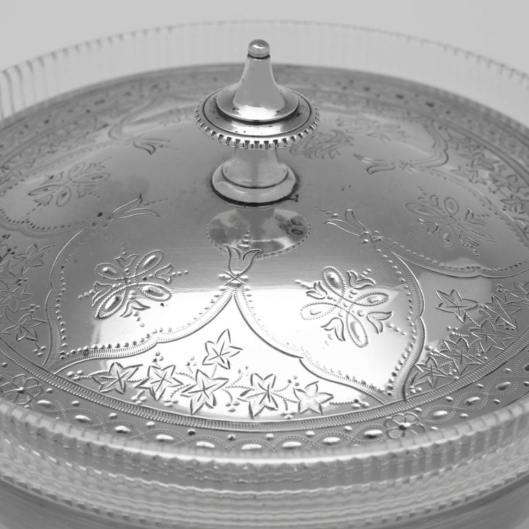 Victorian Antique Sterling Silver Butter Dish, Sheffield 1874 For Sale ...