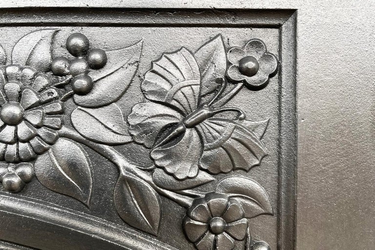 Victorian Bedroom Combination Grate in the Style of William Morris at ...